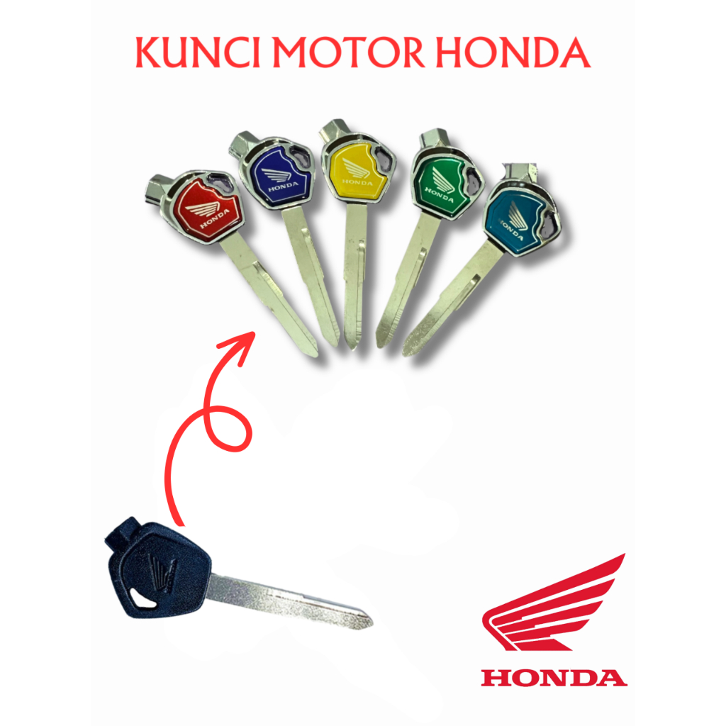 Kunci Motor Honda *Metal Key | Shopee Malaysia