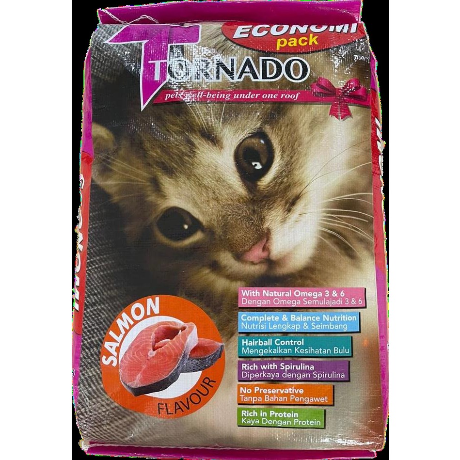 Tornado Cat Food Salmon (Economy Product 8Kg) | Shopee Malaysia