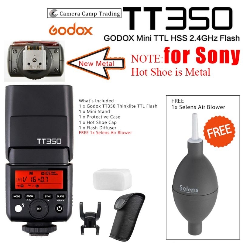 Godox TT350 TTL Camera Flash compatible with Camera Canon Fujifilm and ...