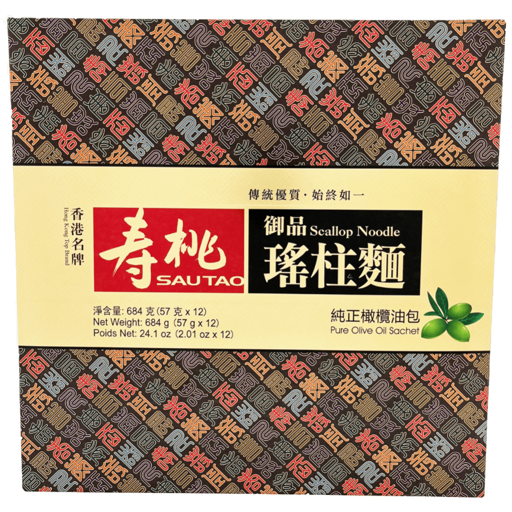 Sau Tao Noodle, Abalone/Pure Olive Oil Sachet/Longevity 342g (6/12pcs ...