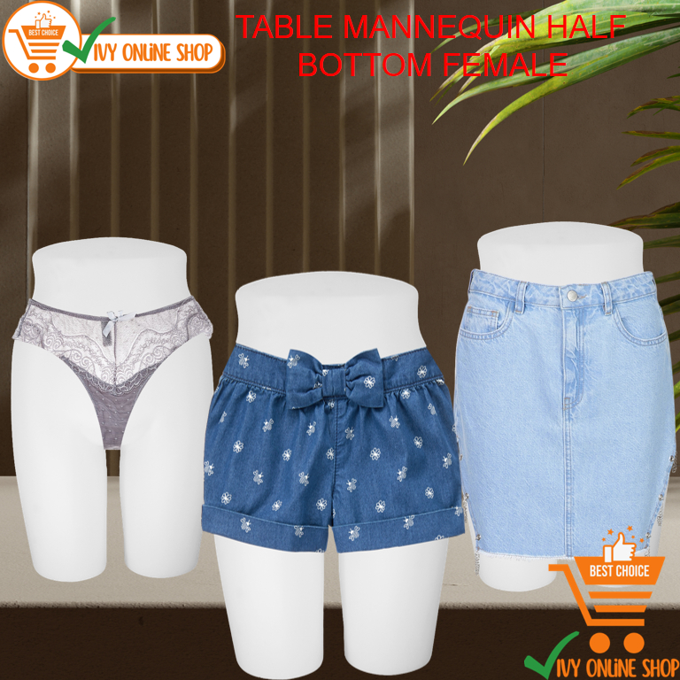Female Panties Display Mannequin Table Display Half Bottom Female ...