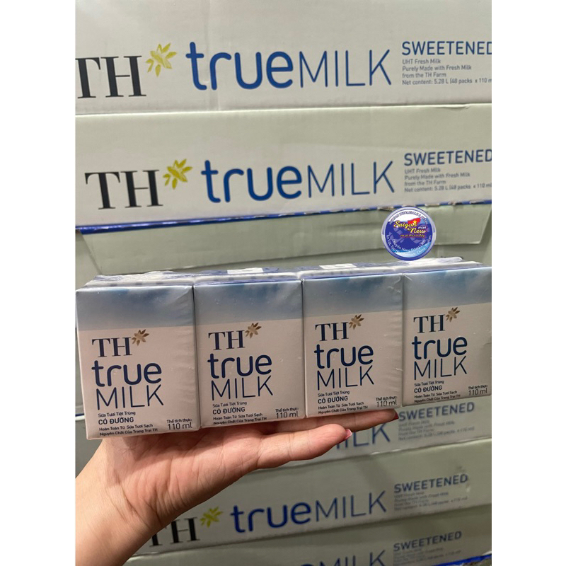 Sua Tuoi Tiet Trung TH True Milk 1Box ( 110ml x 48) | Shopee Malaysia