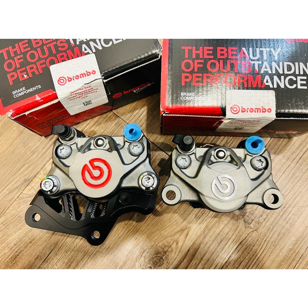 Original BREMBO P34 Red Logo Silver Logo 2 Pot Vespa Primavera 150 ...