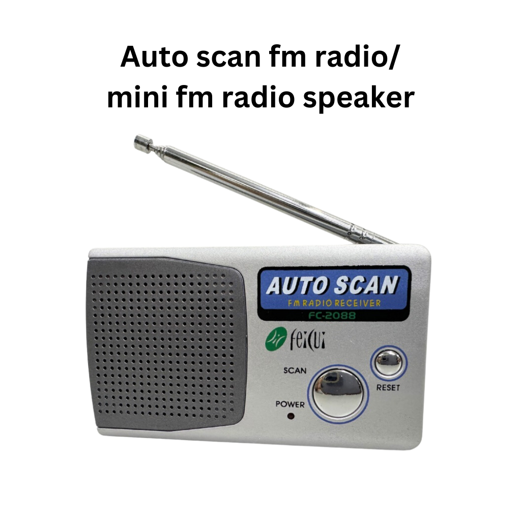 Pembesar radio FM mini dengan pengimbas frekuensi automatik untuk ...