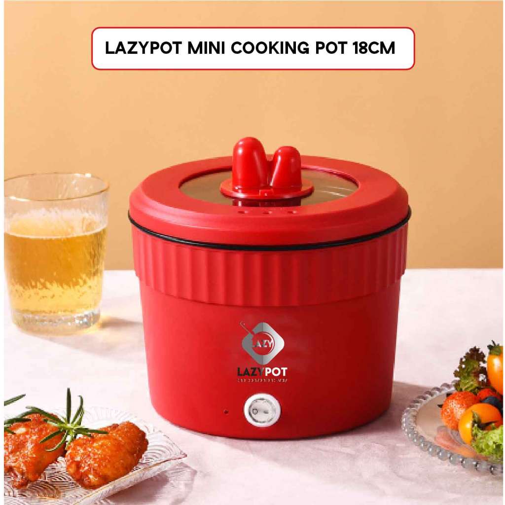 LAZYPOT 3Months Warranty 1.5Litre Electric Non Stick Ceramic Frying Pan ...