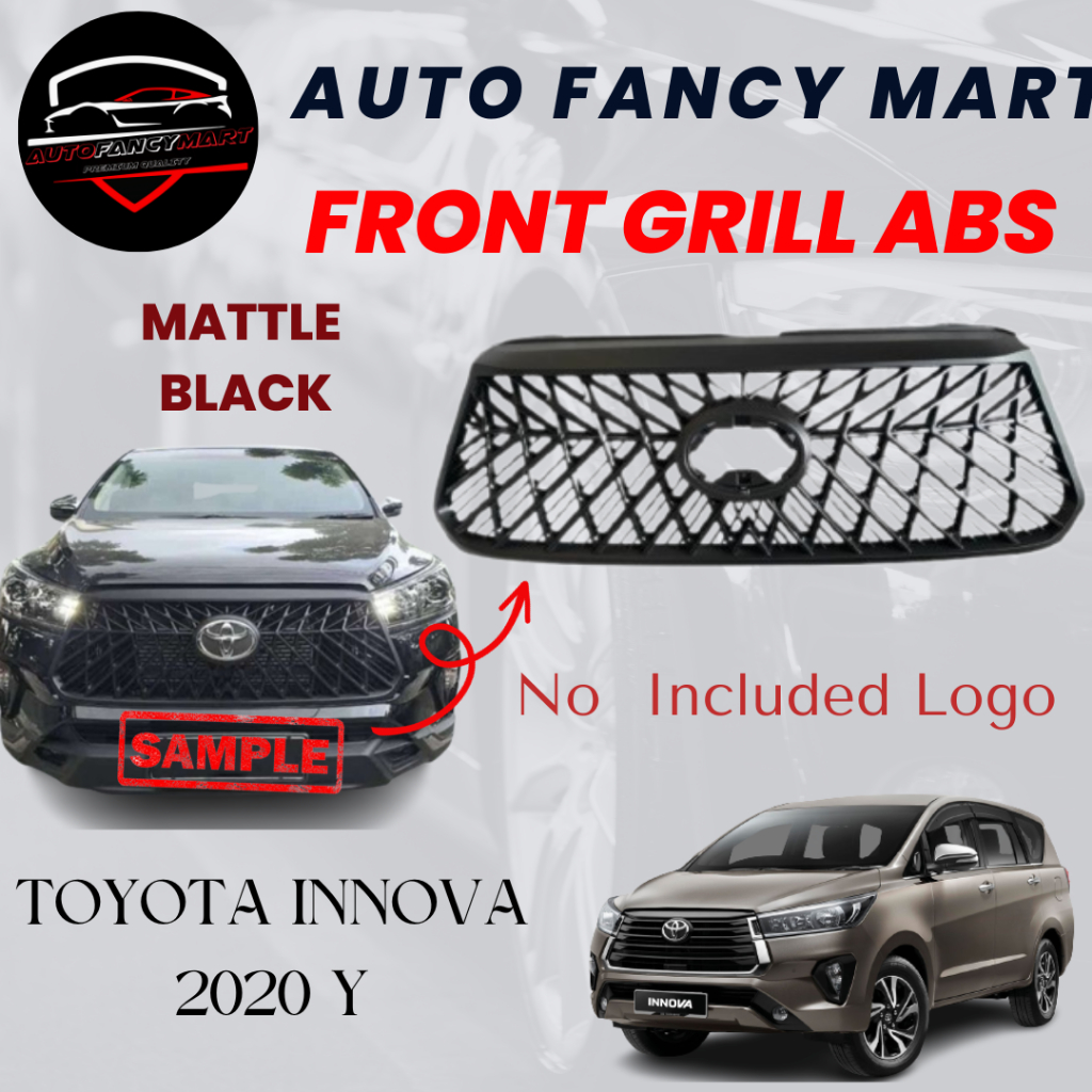 TOYOTA INNOVA 2020 FRONT LEXUS GRILL GRILLE GLOSSY BLACK COLOUR ABS ...
