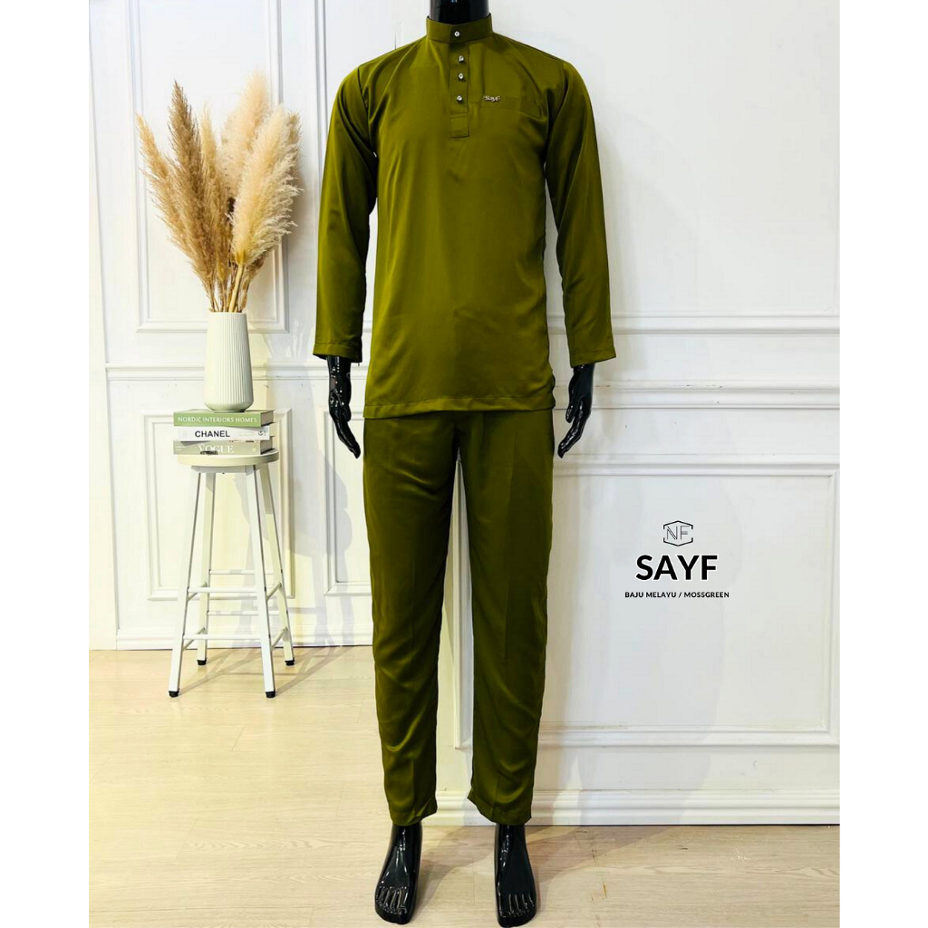BAJU MELAYU SAYF SLIM FIT | Shopee Malaysia