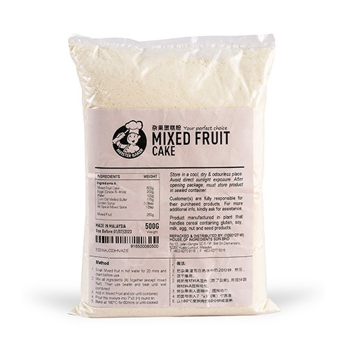 HOI MEISTER BAKER Mixed Fruit Cake Mix 500g | Adunan Kek Campuran Buah ...