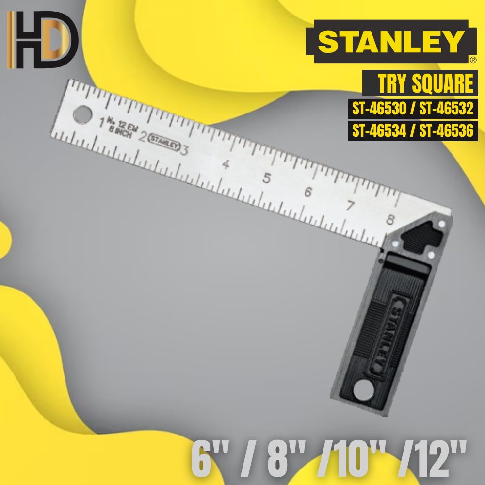 STANLEY Try Square L Ruler / STANLEY Heavy Duty Type Try Square L Ruler ...