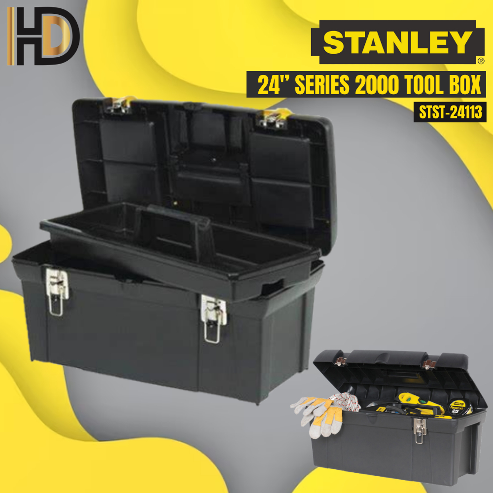 STANLEY 24" Compact Organizer Tool Box Storage / STANLEY STST24113 ...