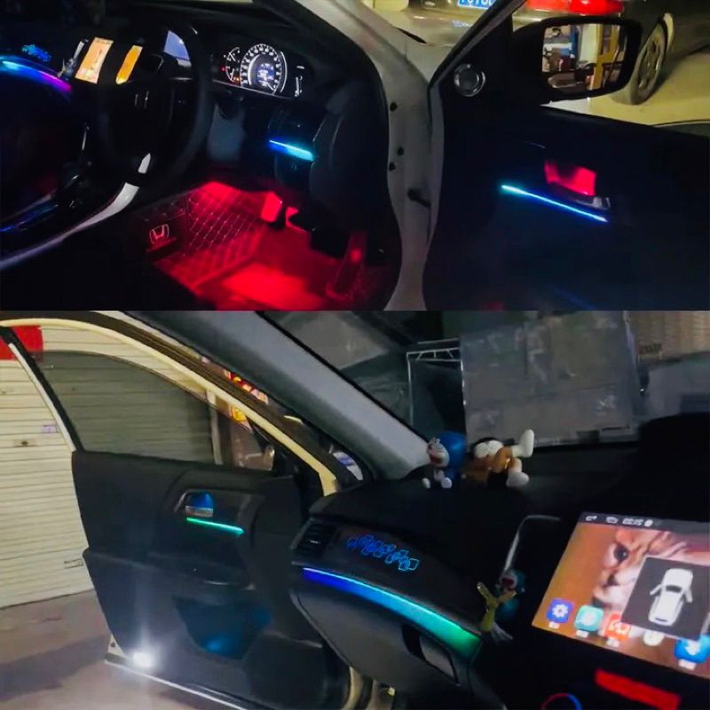 Honda accord 2013 - 2017 ambient RGB door inner panel dashboard day fog ...