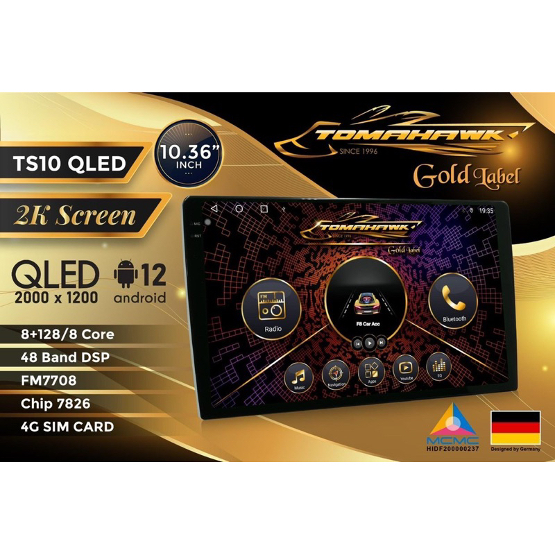 TOMAHAWK TS10 2K 360 Cam, DSP, 4G SIM Android Car Player | Shopee Malaysia