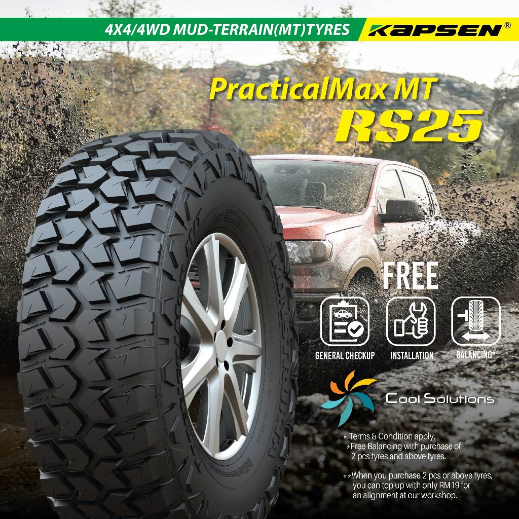 KAPSEN PracticalMax M/T RS25 31X10.5R15; 245/70R16; 245/75R16; 265 ...