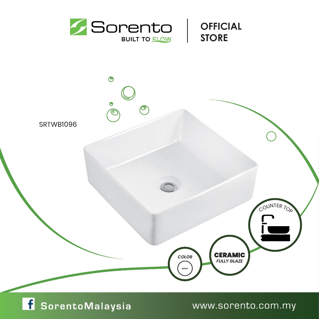 SORENTO Counter Top Basin Ceramic Material wash basin /basin tandas ...