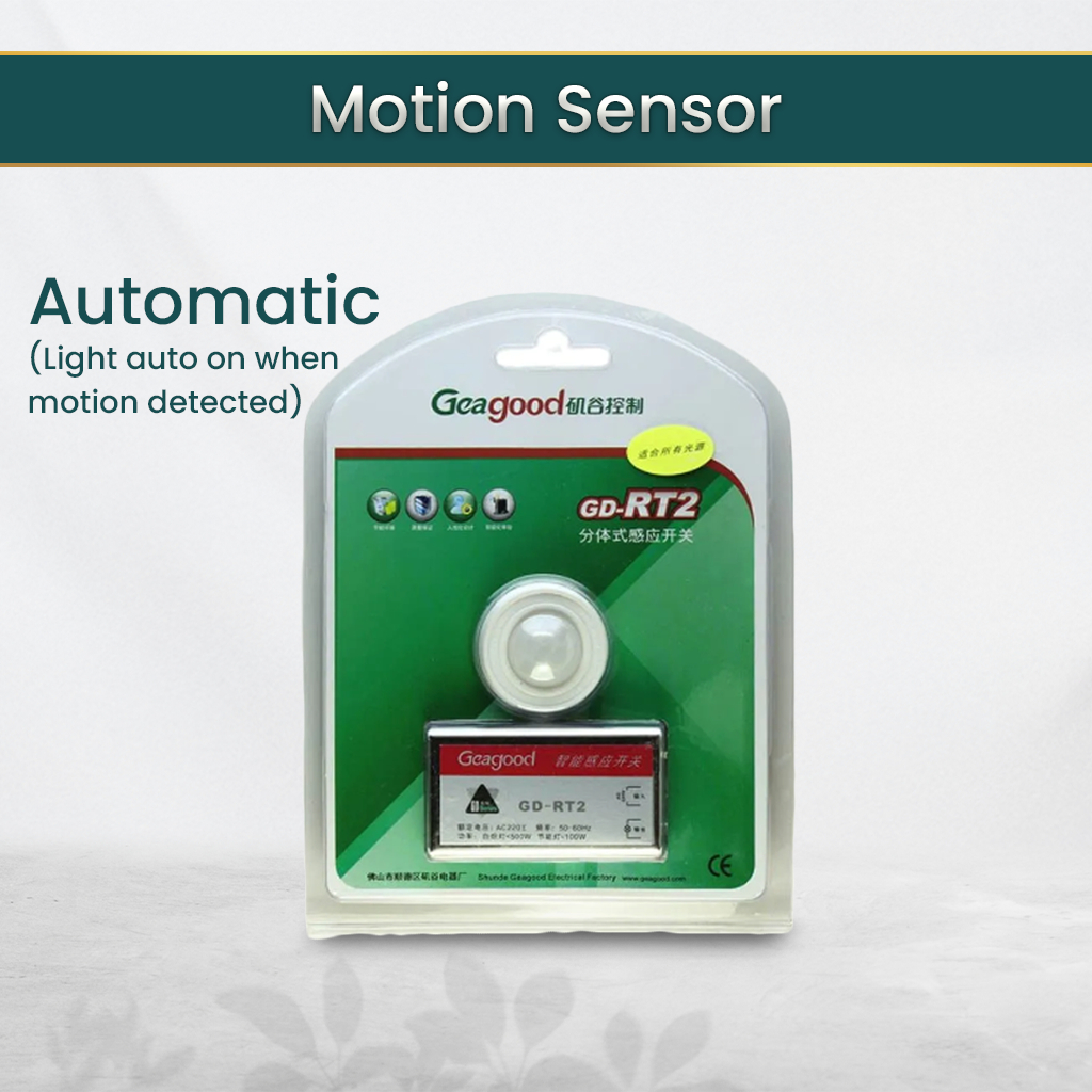 Automatic Sensor Light Switch LED Human Motion Sensor Infrared Motion ...