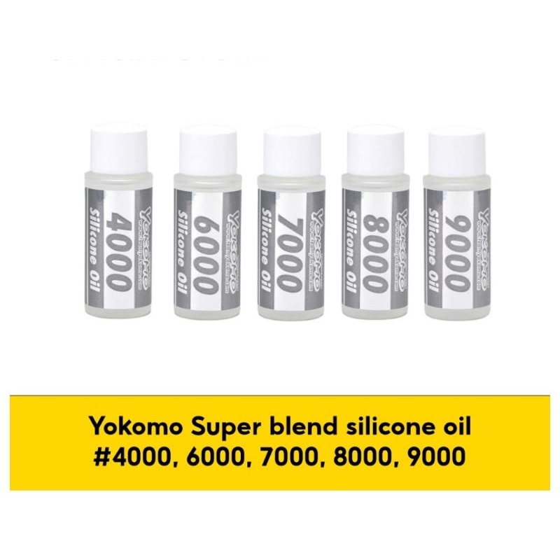 YOKOMO SUPER BLEND SILICONE OIL for RC CAR DIFF OIL #4000-9000CST | Shopee Malaysia
