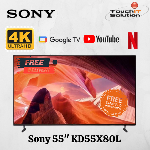 Sony X80L 4K UHD HDR Smart TV (Google TV) KD-55X80L / KD-65X80L / KD ...