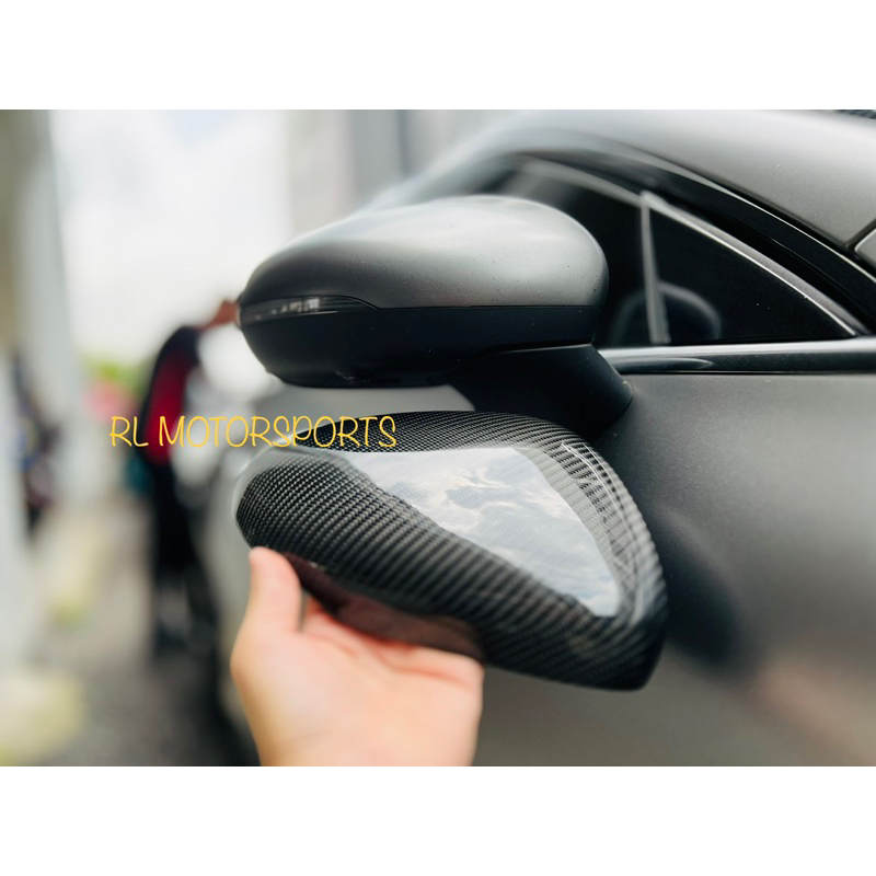 Mercedes benz W118 W177 V177 CLA A class side mirror carbon fiber ...