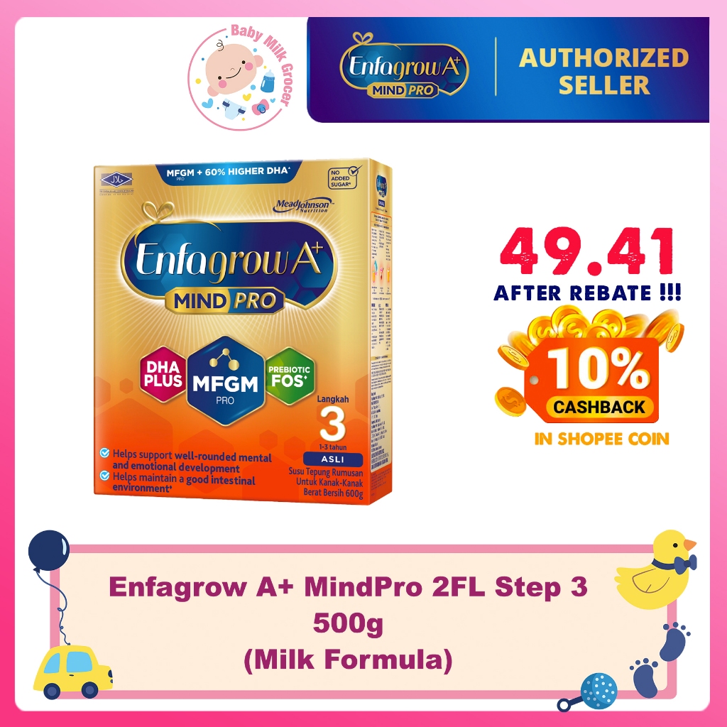 Enfagrow A+ MindPro 2'-FL Step 3 - Original Susu Milk Formula Powder ...