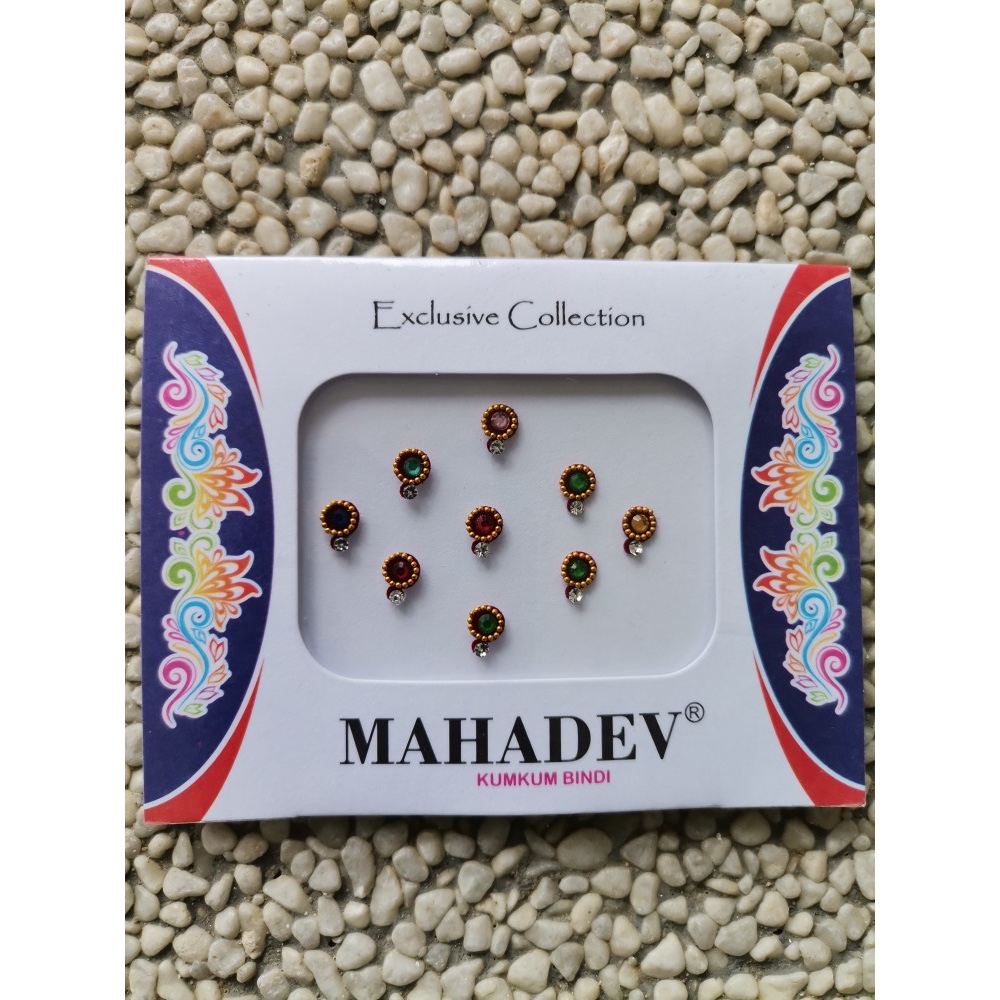 Fancy Stone Design Indian Sticker Pottu Forehead Bindi Potu Wear ...