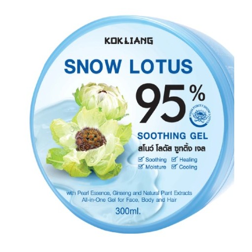 KOK LIANG Snow Lotus 95% Soothing Gel 300 ml | Shopee Malaysia