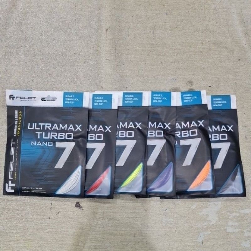 Felet Ultramax Turbo Nano 7 Badminton String | Shopee Malaysia