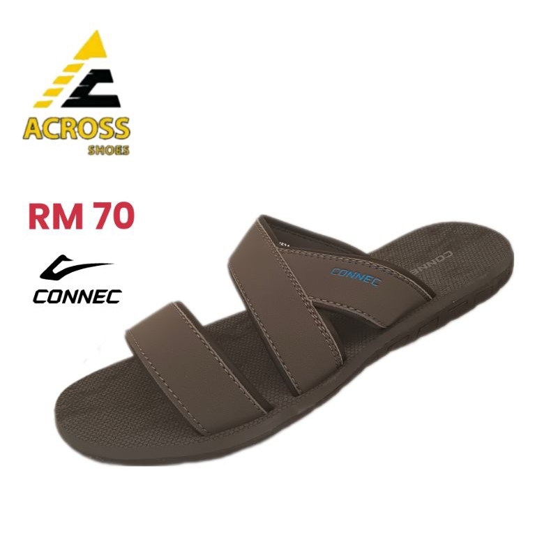[BIG SIZE] Original CONNEC Men Casual Sandal ADL-8453B Black | Shopee ...