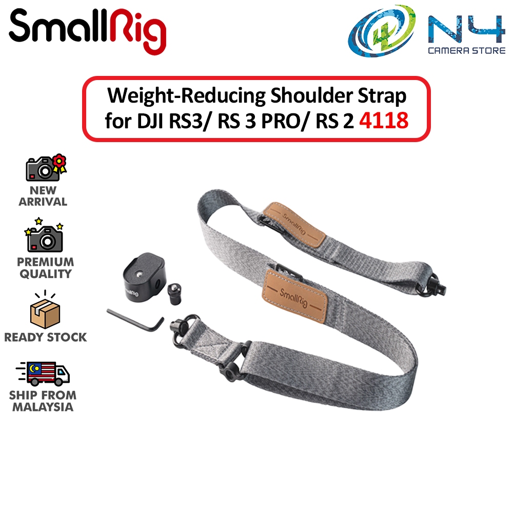 SmallRig Weight-Reducing Shoulder Strap for DJI RS 3 / RS 3 Pro / RS 2 ...