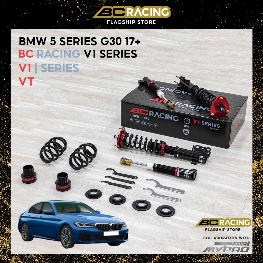 BC Racing V1 Series High Low Soft Hard Adjustable Absorber for BMW 5 ...
