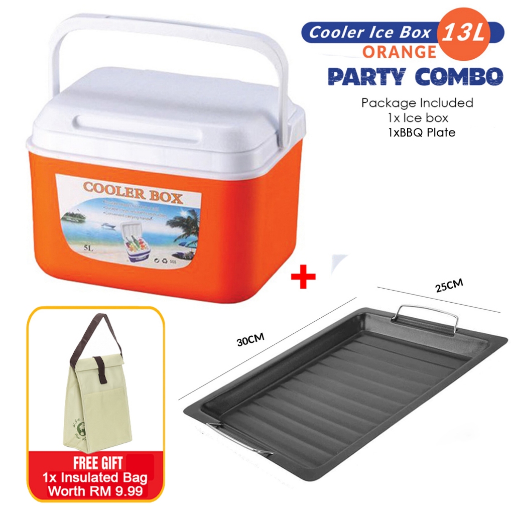 3.5L 5L 13L Small Cooler Ice Box for Camping Drink Fishing Heavy duty ...