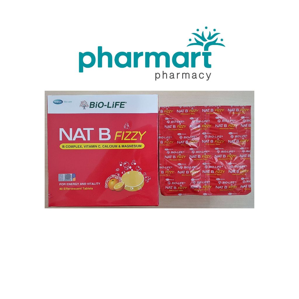Biolife Nat B Fizzy Effervescent Tabs 4's x10 (EXP) | Shopee Malaysia