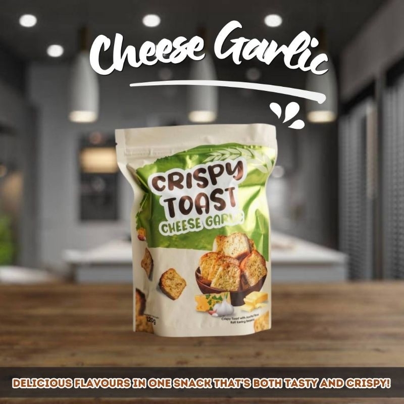 CRISPY TOAST : CHEESE GARLIC | Shopee Malaysia