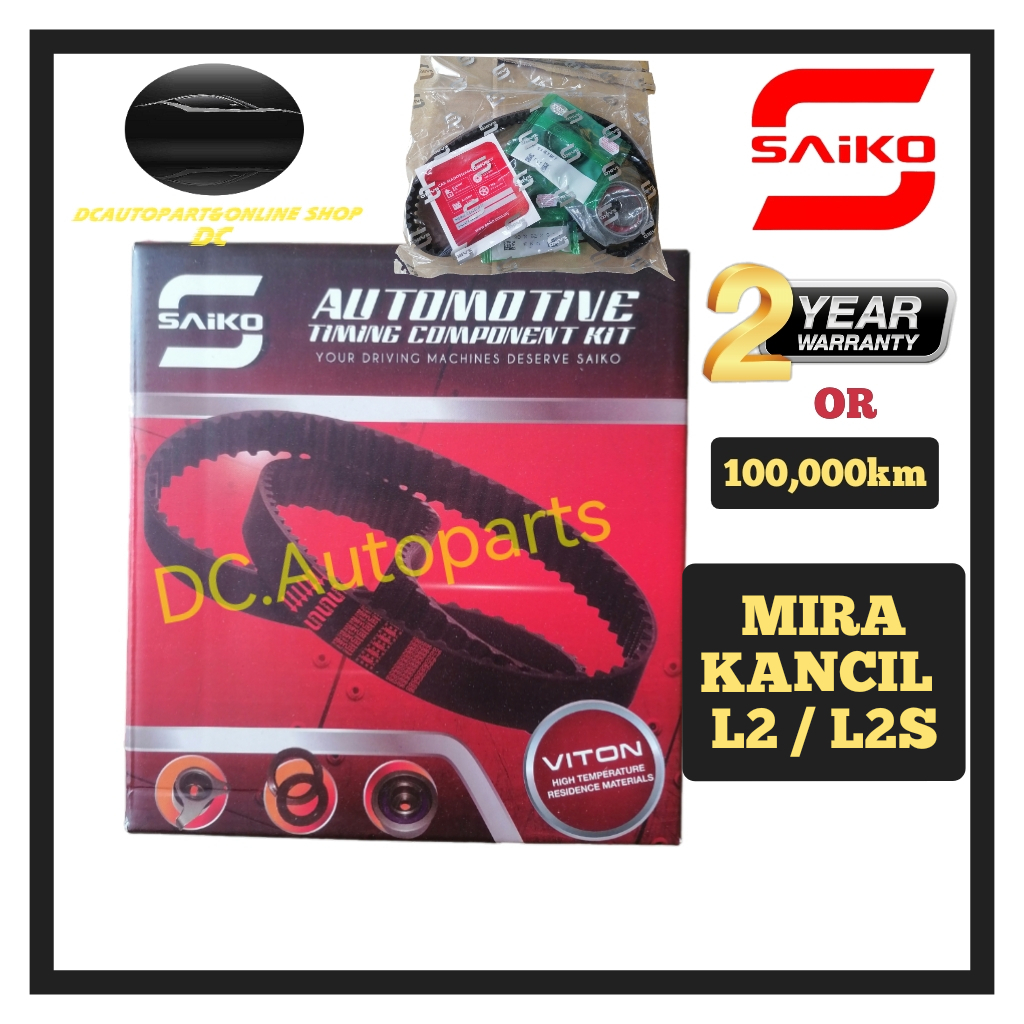 SAIKO PREMIUM TIMING BELT KIT PERODUA KANCIL MIRA L2 L2S ENGINE ...