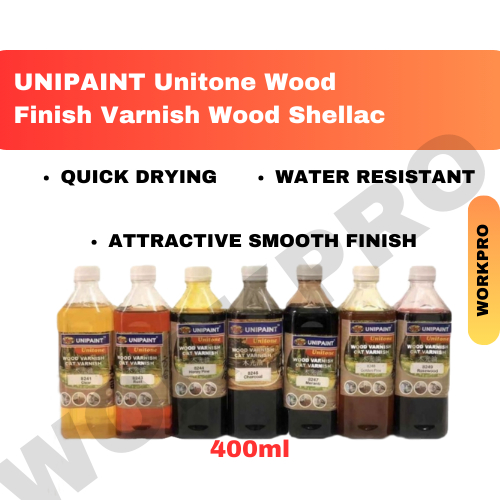 [READY STOCK] UNIPAINT Unitone Wood Finish Varnish Wood Shellac ...
