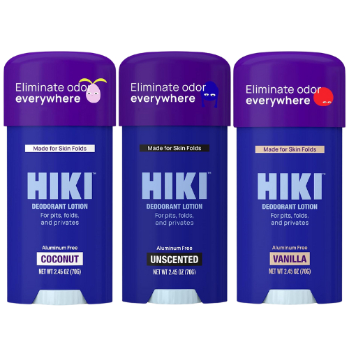 HIKI Deodorant Cream Whole Body for Underarms Skin Folds + Private ...