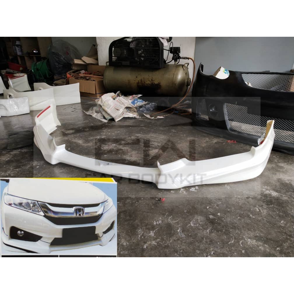 Honda City 2014 GM6 Modulo Front Skirt Abs Bodykit Depan Skirt ABS ...
