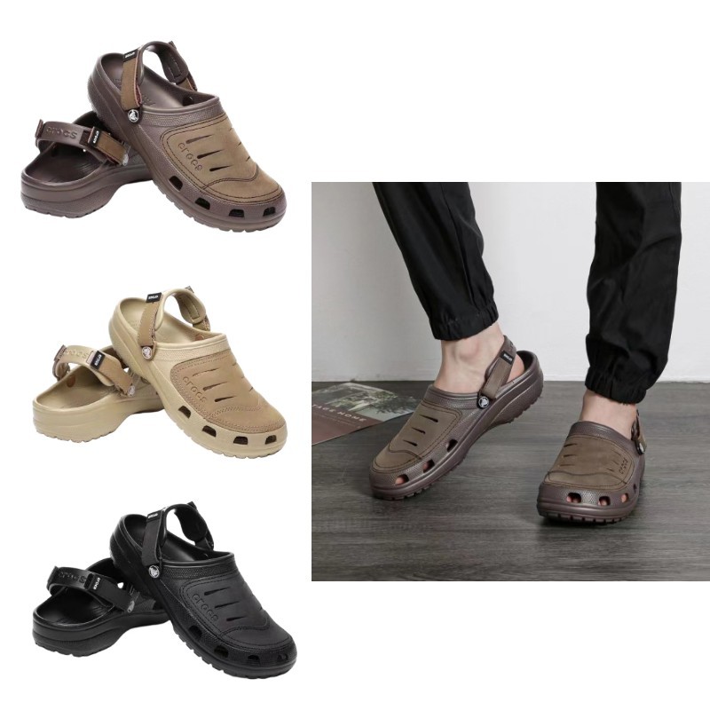 (SizeM7-M11)Crocs Yukon Outdoor casual men's shoes men's sandals work ...