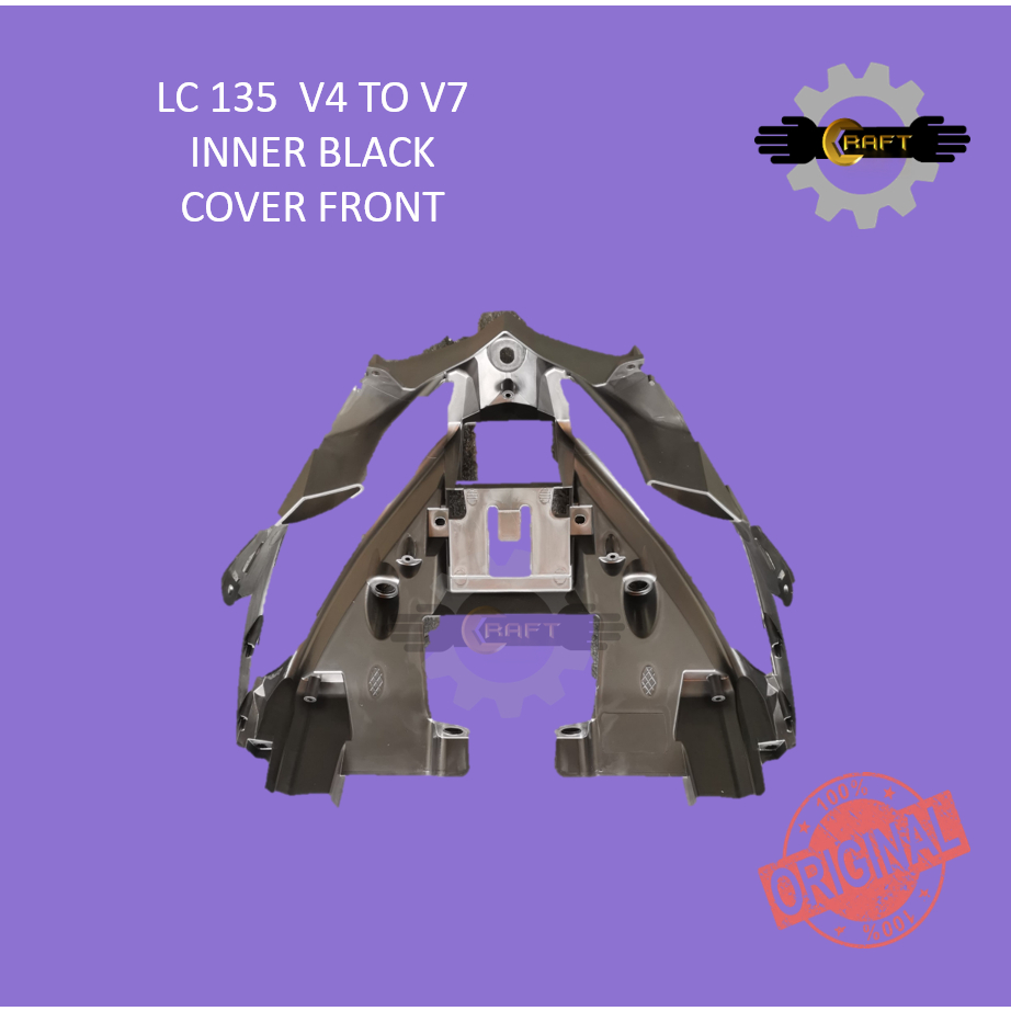 YAMAHA LC135 V2 - V7 INNER HORN HON COVER PANEL FRONT 100% ORI HLY 55D ...