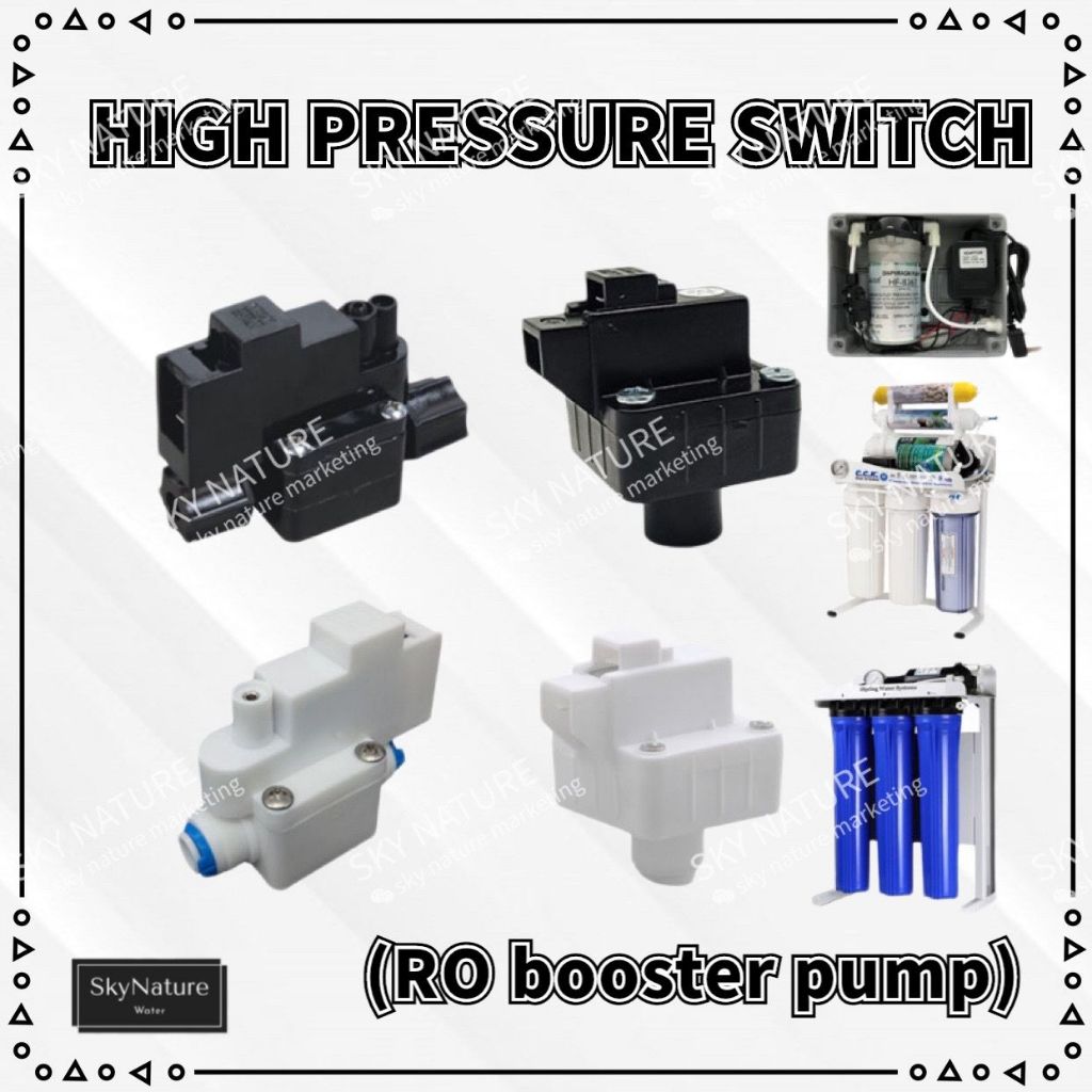 High pressure switch /Low pressure swtich for Reverse osmosis Booster ...