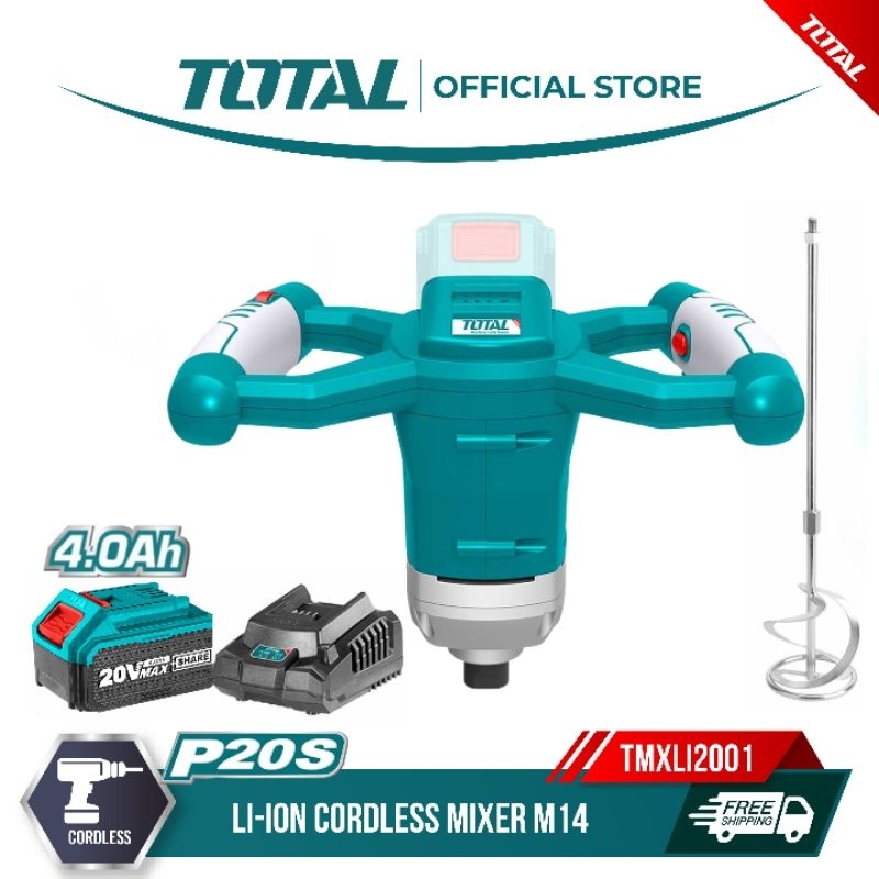 Total Li-ion Cordless Paint Mixer Blender TMXLI2001 | Shopee Malaysia