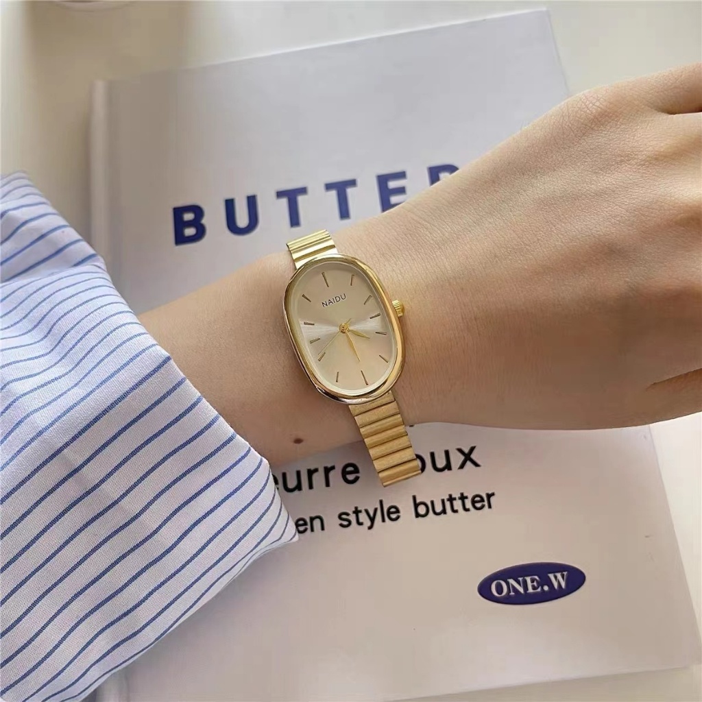 (READY STOCK) Korean style watch Korean Naidu square simple canvas ...