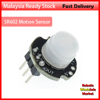 Mini SR602 Motion Sensor Detector Module Pyroelectric Infrared PIR kit ...