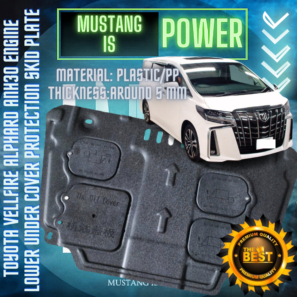 TOYOTA VELLFIRE ALPHARD ANH30 ENGINE LOWER UNDER COVER PROTECTION SKID ...