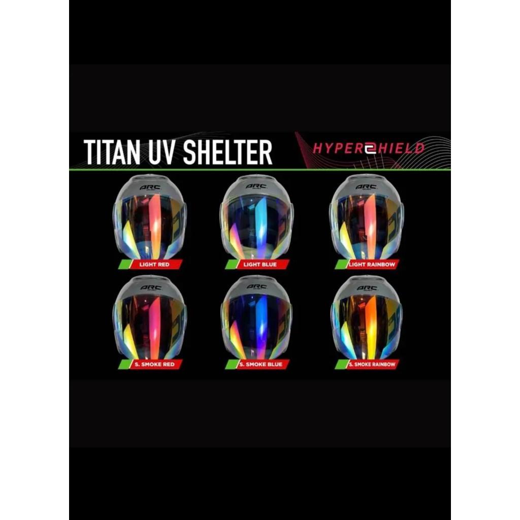 VISOR HELMET ARC RITZ (HYPER SHIELD) | Shopee Malaysia