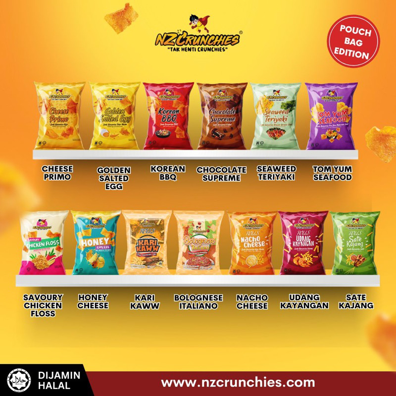 NZ CRUNCHIES EDISI PEK 60g 🔥 | Shopee Malaysia