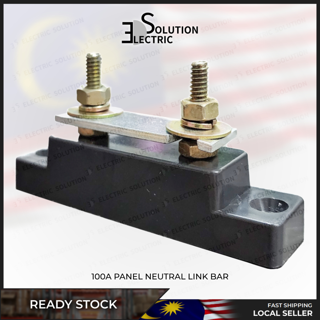 PANEL NEUTRAL LINK BAR 100A C/W MCCB BUSBAR DISTRIBUTION BOX SWITCH ...
