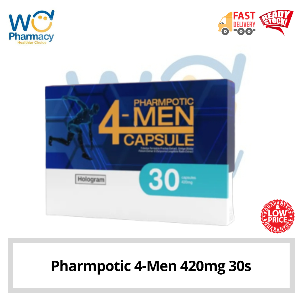 Pharmpotic 4-Men 420mg 30s (Formerly known as TtG 420 Tribulus Tongkat ...