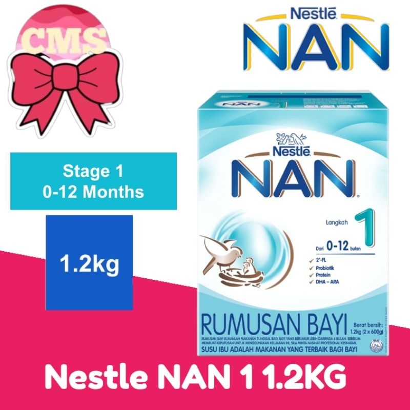 NAN PRO STEP 1 0-12MONTH 2-FL 1.2kg | Shopee Malaysia