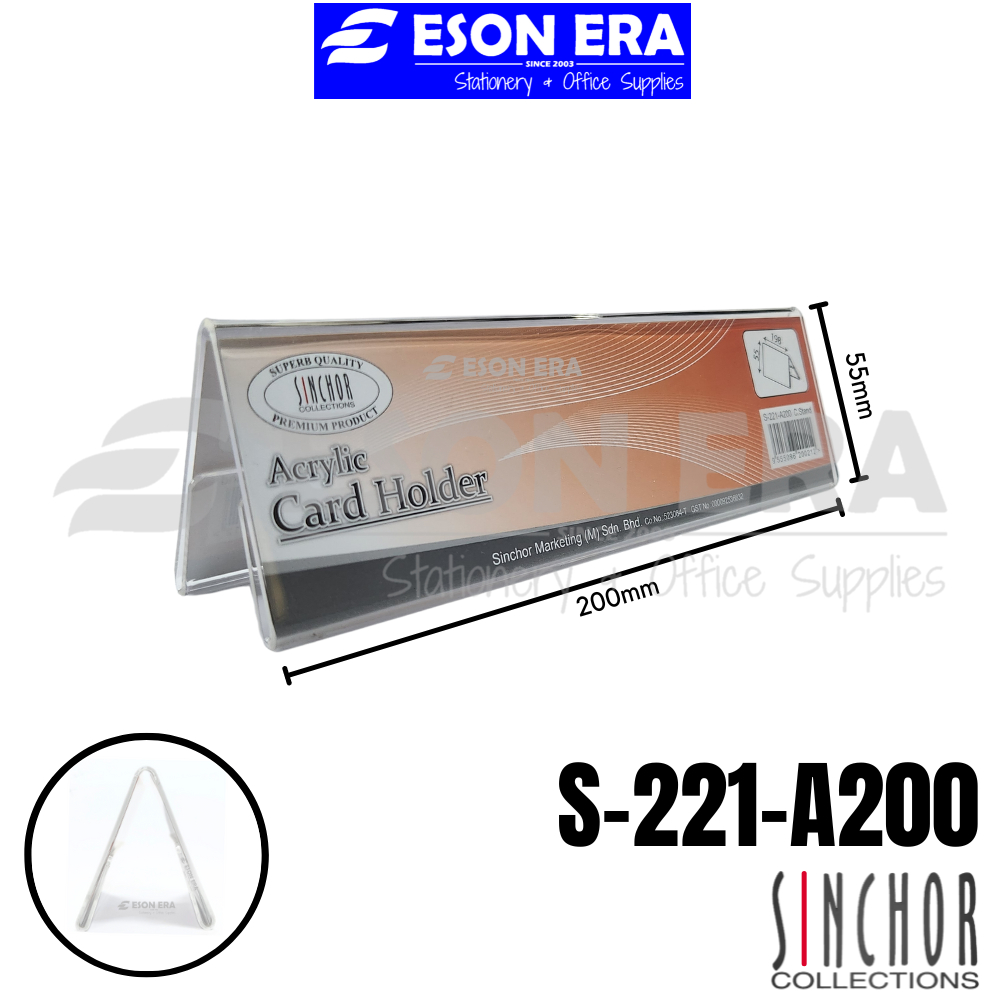 Sinchor Acrylic Stand V Shape & L Shape Display Stand / Meeting Stand ...