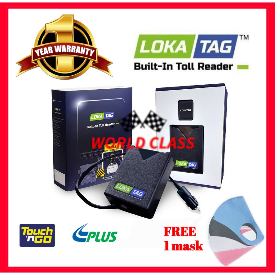 LOKATAG Built-in Toll Reader (Replace SmartTAG) FREE 1PC MASK | Shopee ...